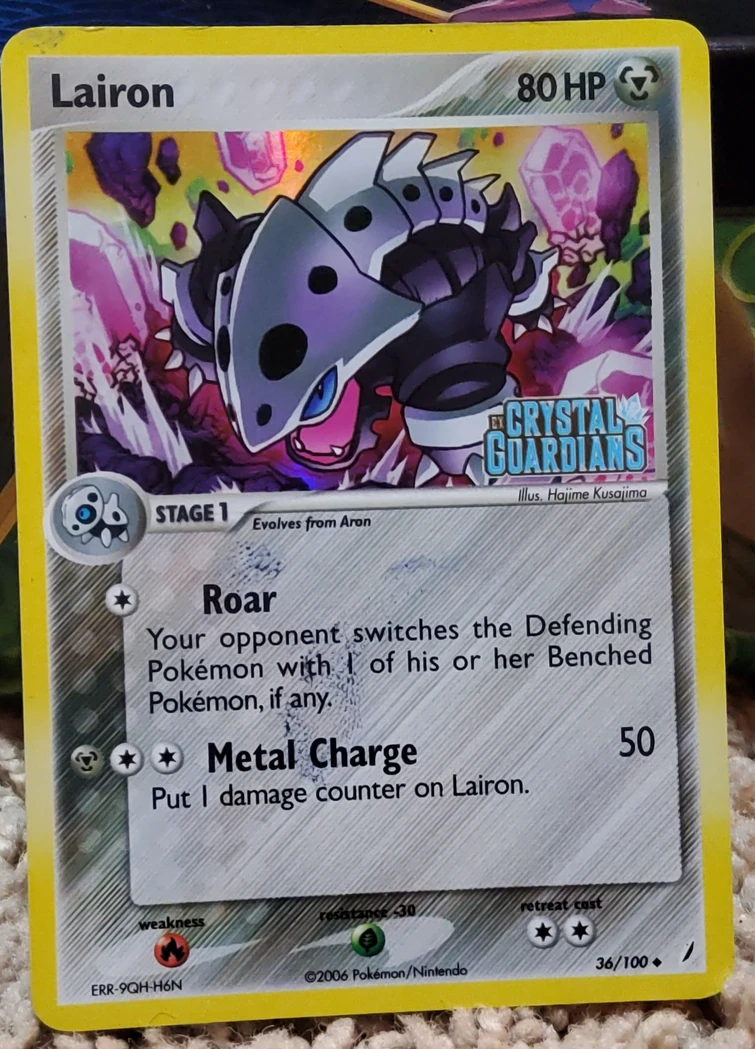 Pokemon Lairon Card