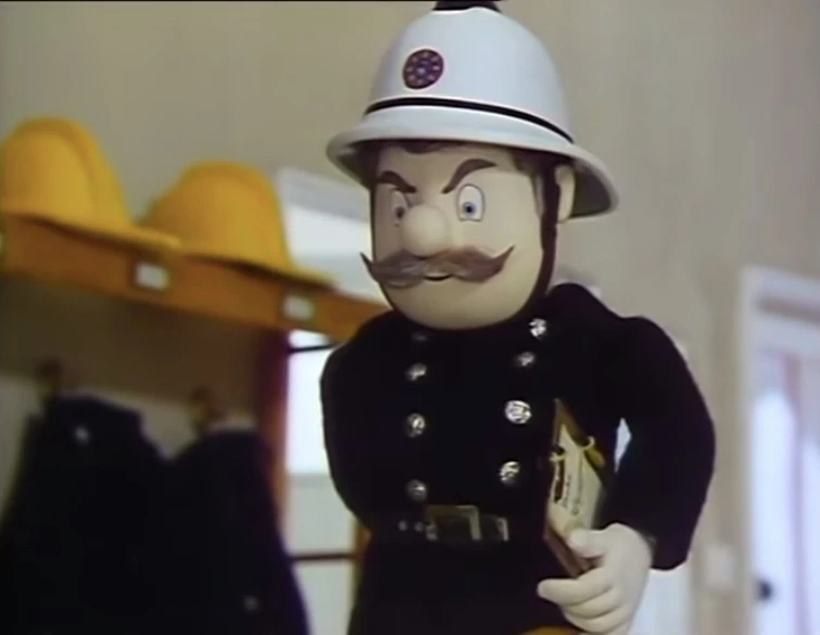Why does Station Officer Steele always look angry in the original ...