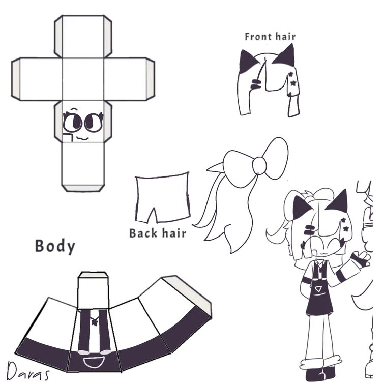 Hi *makes my oc into an paper craft* | Fandom