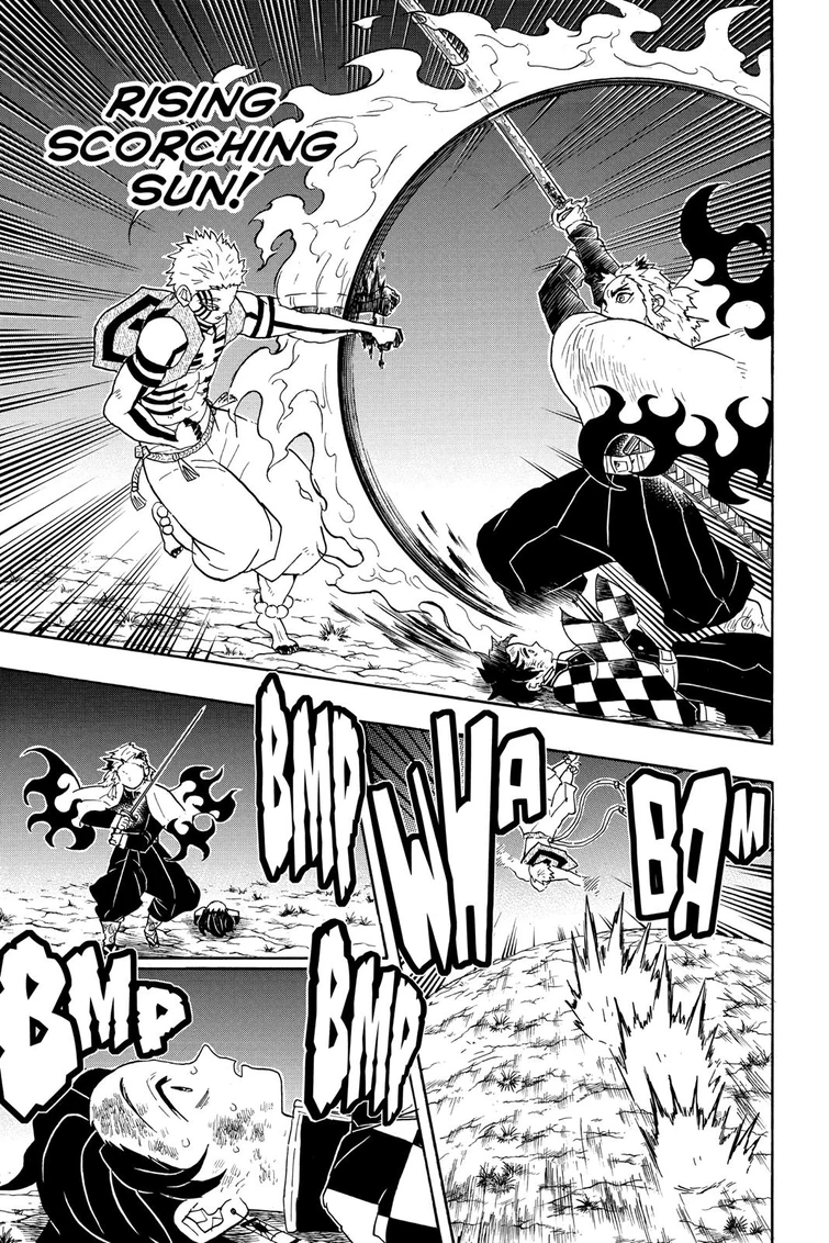(Spoilers) In-depth look at Rengoku vs Marked Giyu in collaboration ...