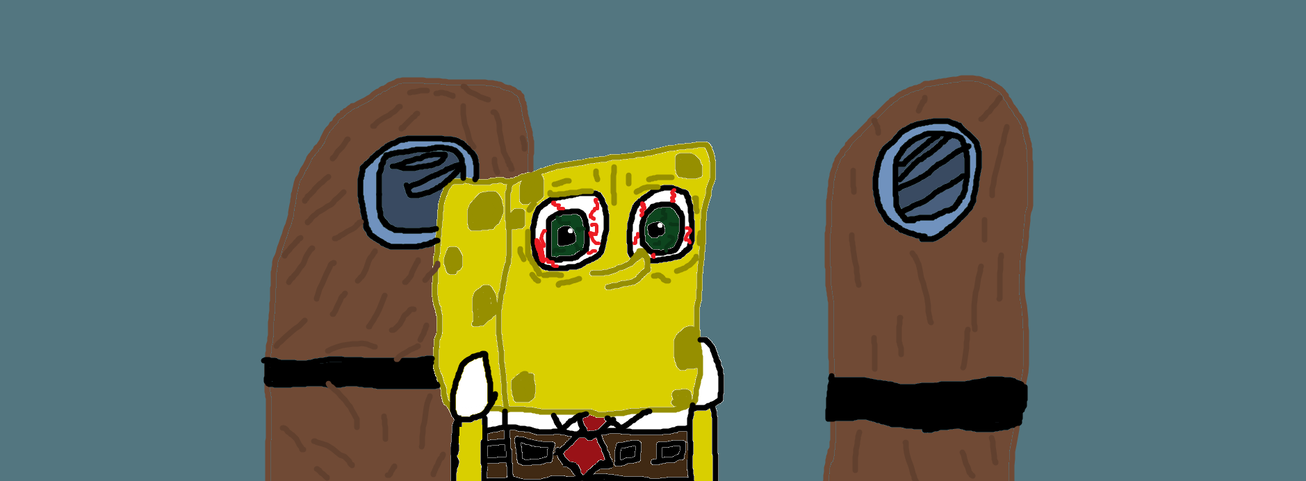 I tried to draw Bootleg Spongebob. | Fandom
