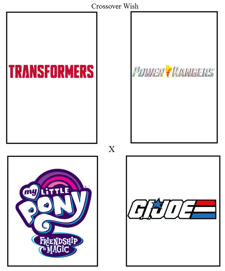 Crossover Wish Transformers x Power Rangers x My Little Pony Friendship ...