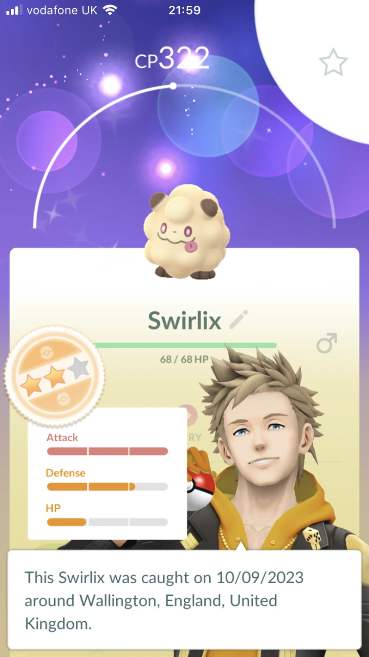 Shiny Swirlix catch and evolved to Slurpuff. | Fandom