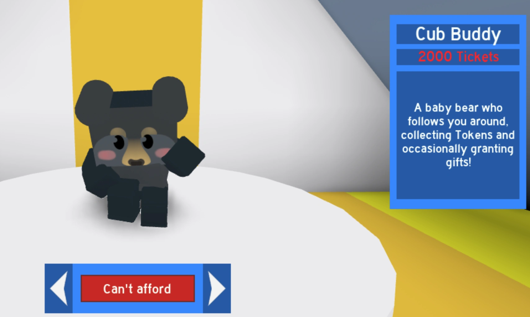 Cub Buddy tickets reduction | Fandom