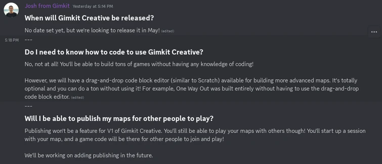 Gimkit Creative FAQ | Fandom