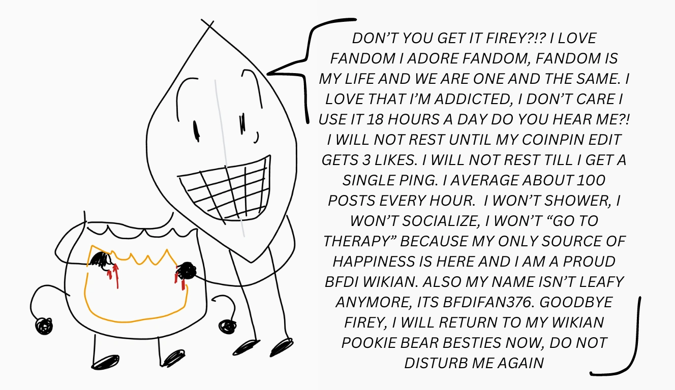 leafy becomes a bfdi wikian scrapped storyboard | Fandom