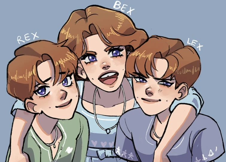 Dessin de Rex, Bex et Lex | Fandom