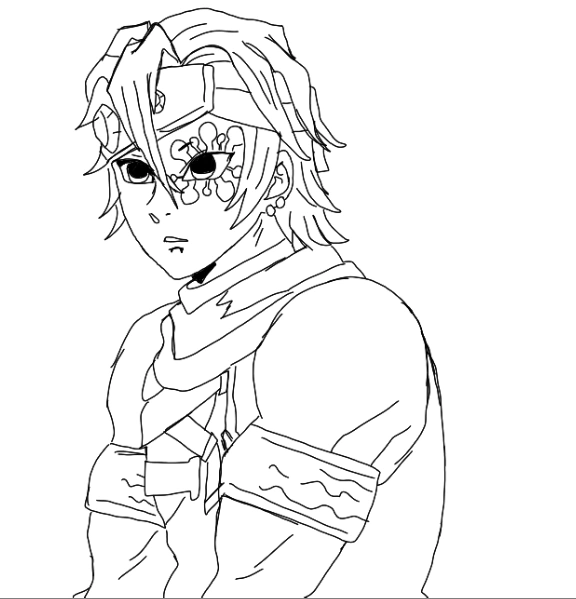SO I TRIED DRAWING UZUI (im not very good at digital art, tbh) | Fandom