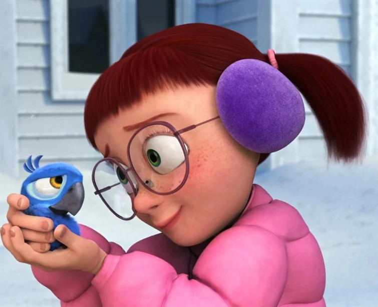 Is it just me or does child Linda from Rio look like Darla from Nemo ...