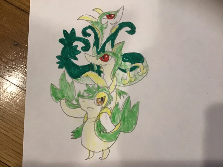 Snivy Evolution Drawing | Fandom