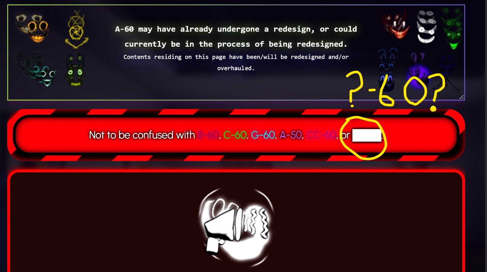 ?-60 being censored on A-60's page | Fandom