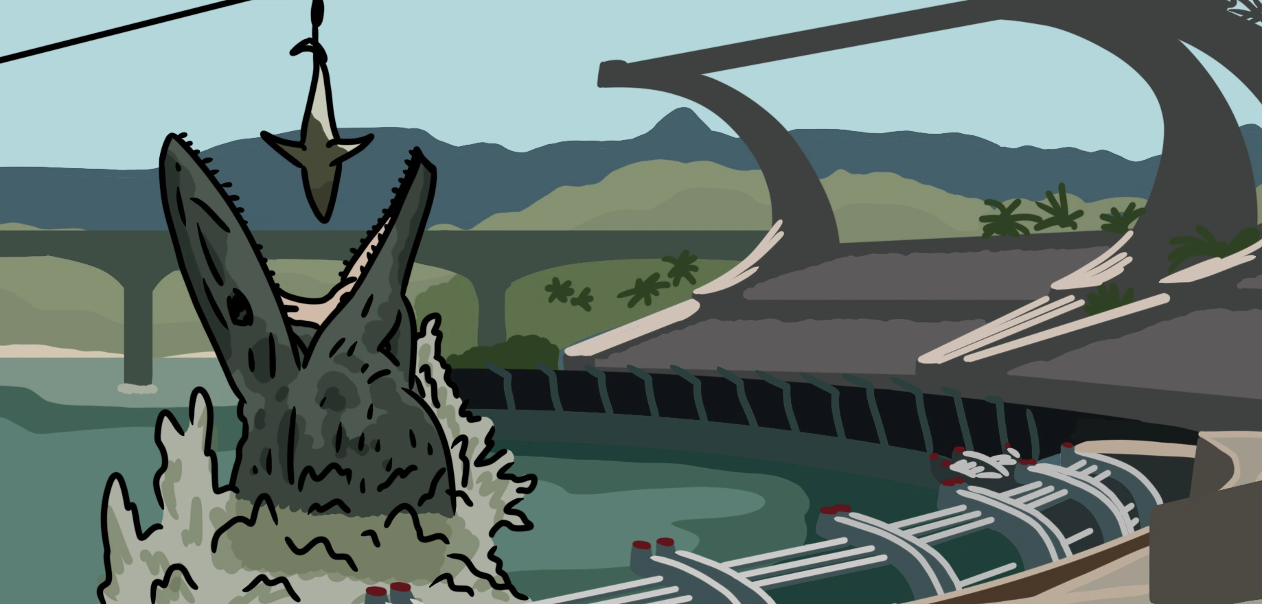 Mosasaurus feeding picture | Fandom