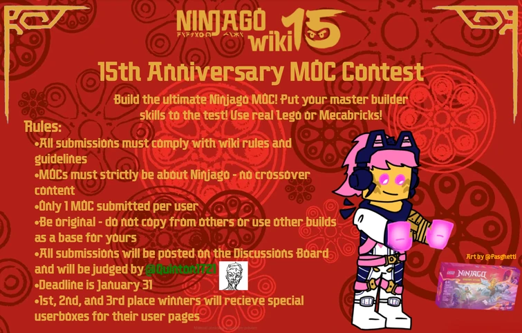15th Anniversary MOC Contest | Fandom