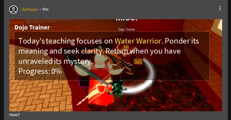 Dojo trainer is how to get divine art | Fandom