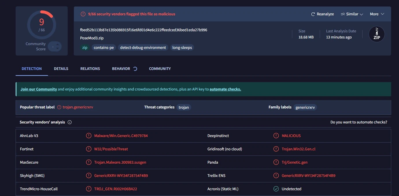 Pose mod virus??? | Fandom