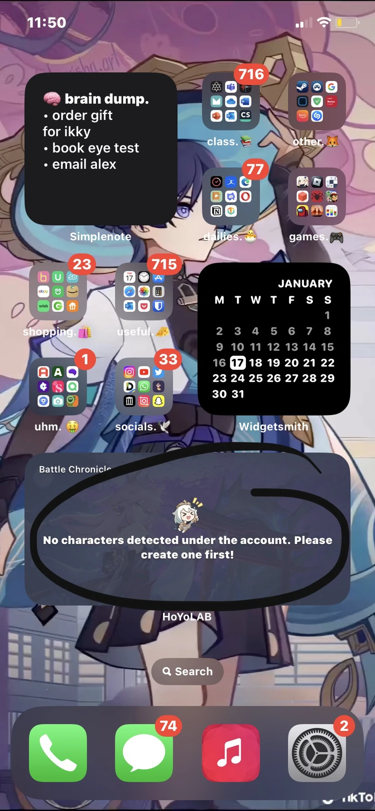 Can’t see hoyolab widget | Fandom