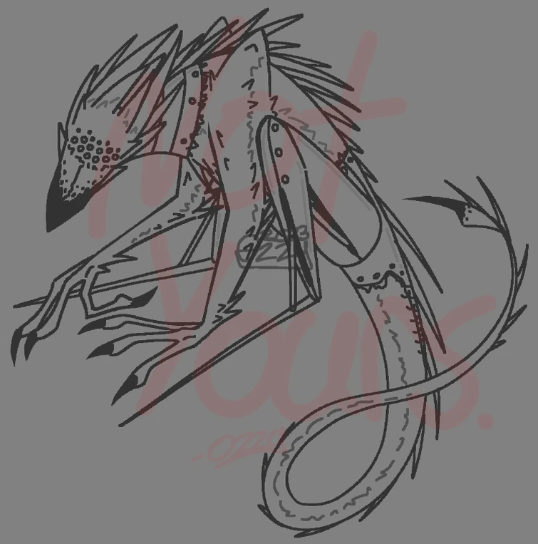 Old little meow meow (fan-creature design?) [feel free to ask questions ...