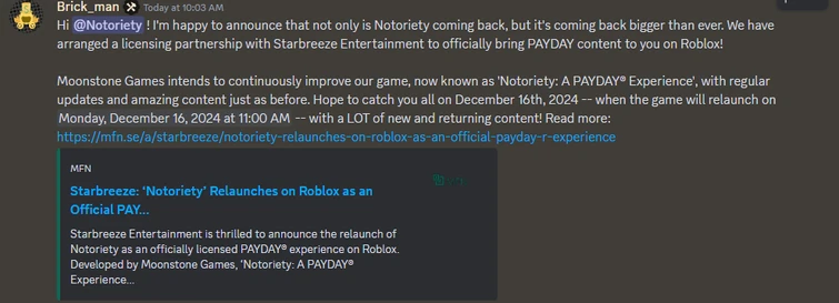 GOOD NEWS FOR NOTORIETY FANS! | Fandom