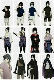 sasuke had so many design changes to his outfit | Fandom