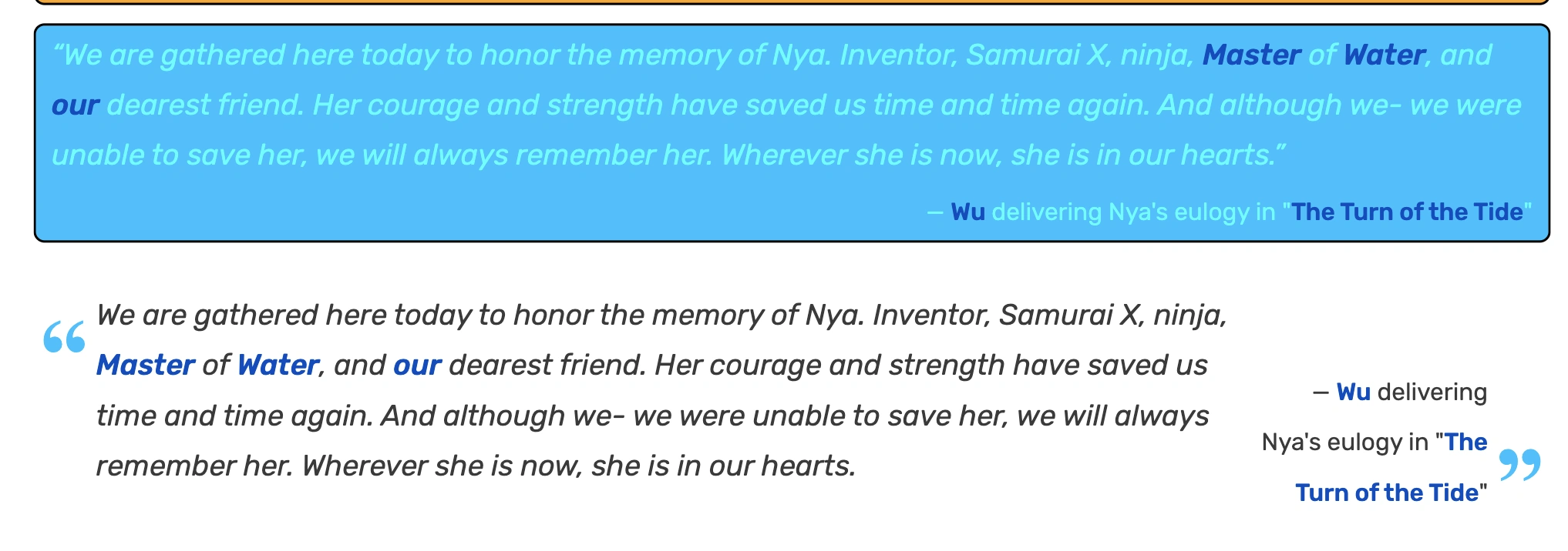 Quote Template Update | Fandom