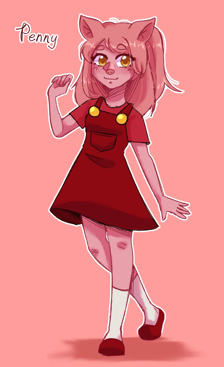 day 6 of designing piggy characters in my style (penny) | Fandom