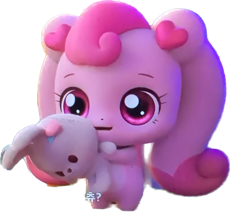 Heartsping holding her bunny plush in no background | Fandom