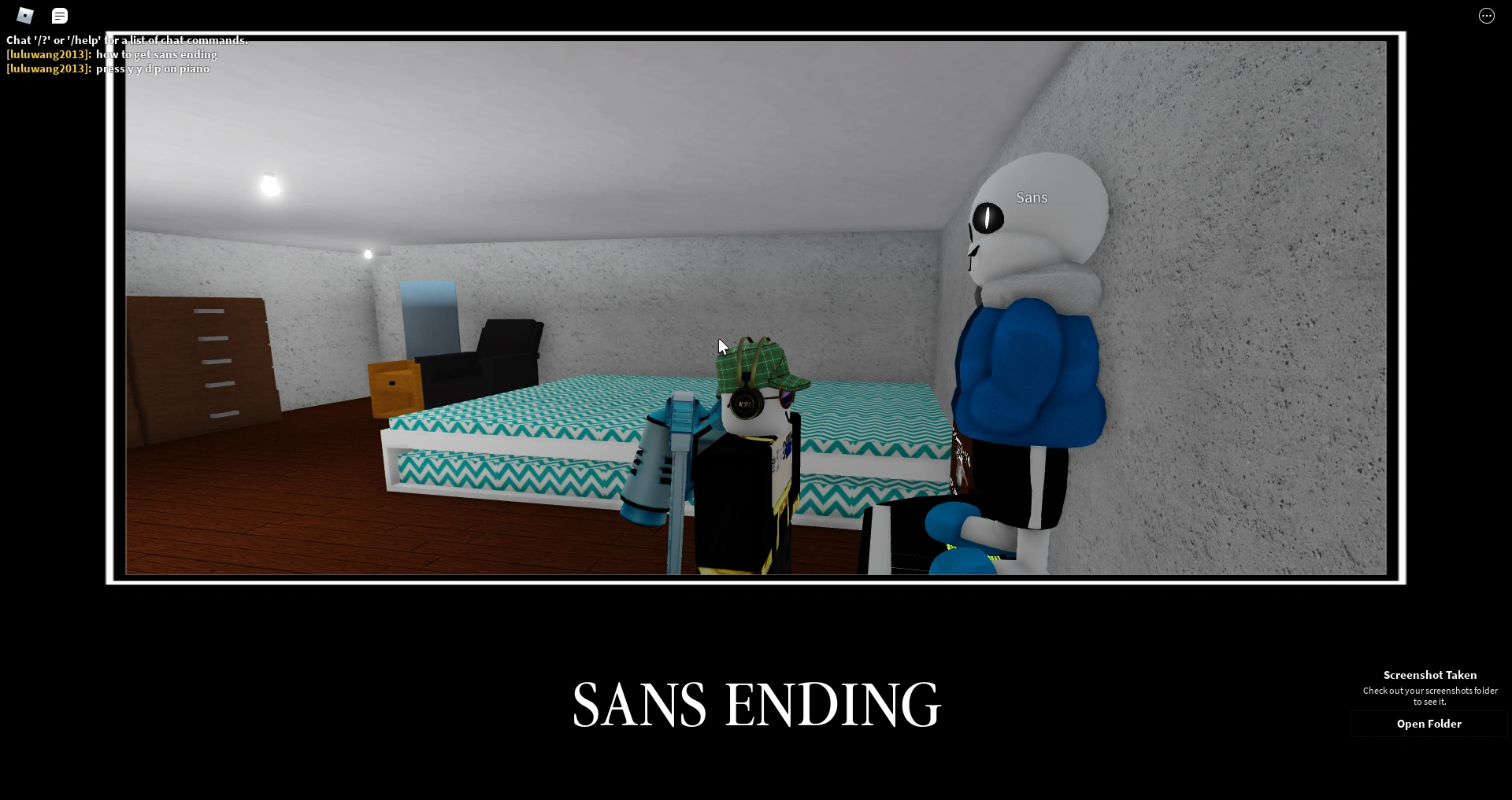 just got sans ending in roblox nabs! | Fandom