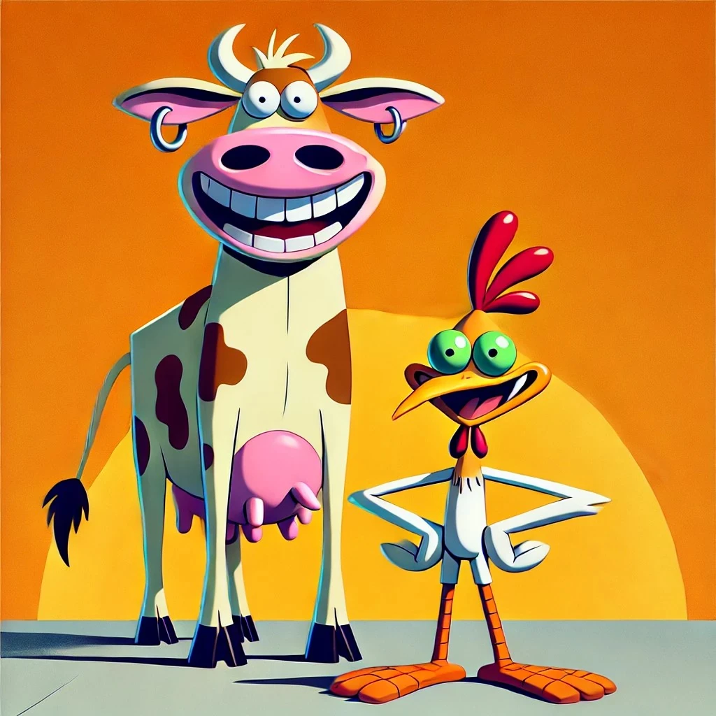 COW & CHICKEN on AI Art | Fandom