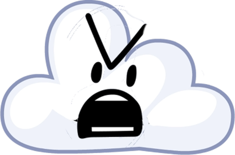 Cloudy but with angry face | Fandom
