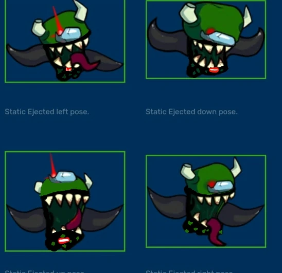 So i have made a green impostor ejected drip sprites | Fandom