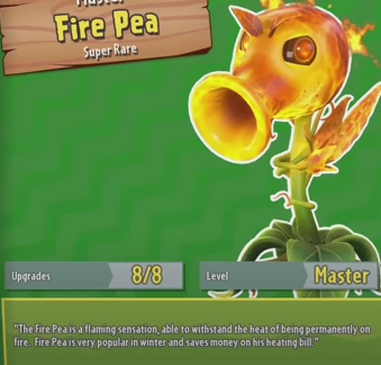 Isn't it kinda weird that they changed Fire Pea's gender in the GW's ...