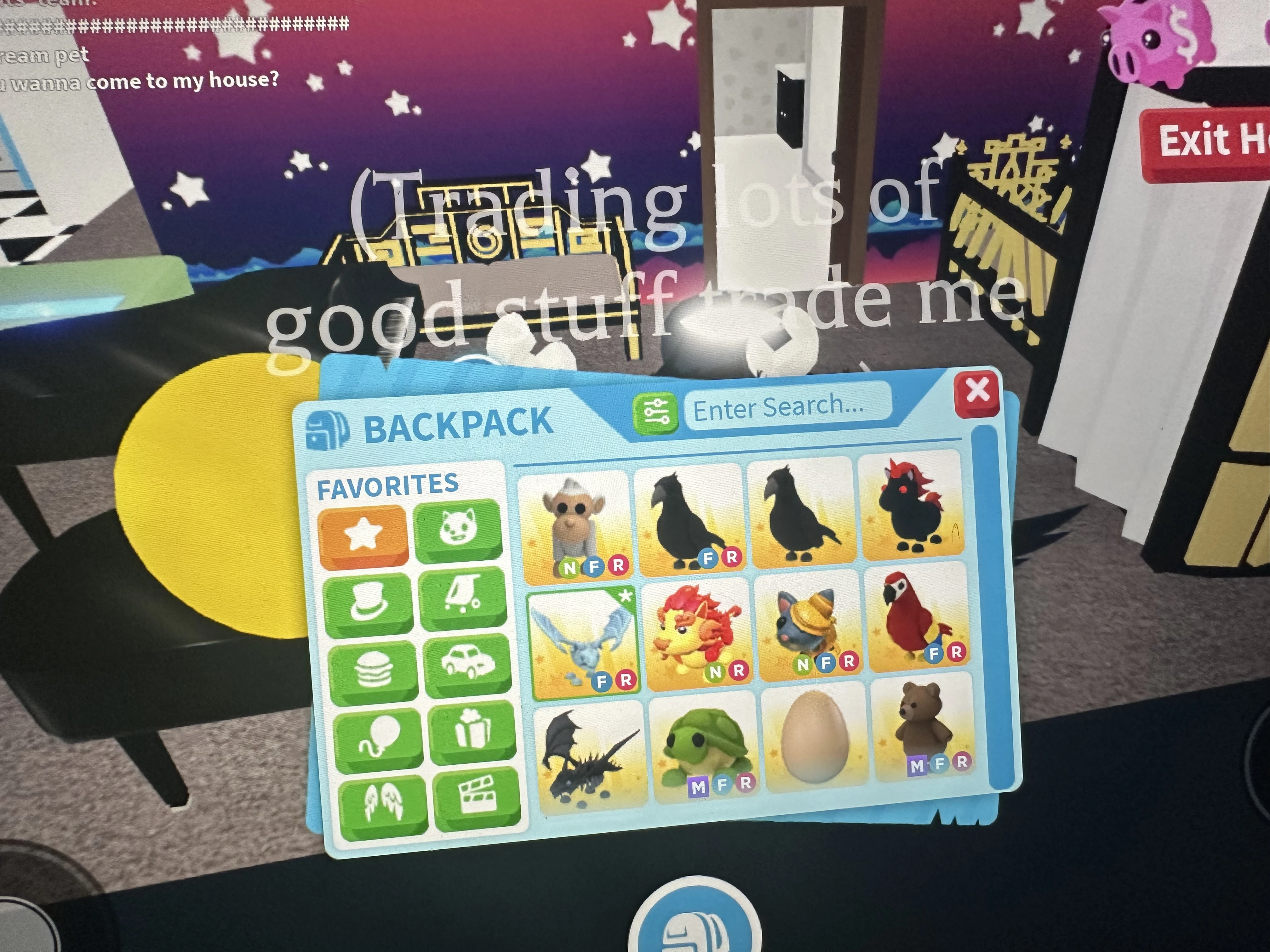 Trading yum high tier inventory and neon mid tier and mega old neon ...