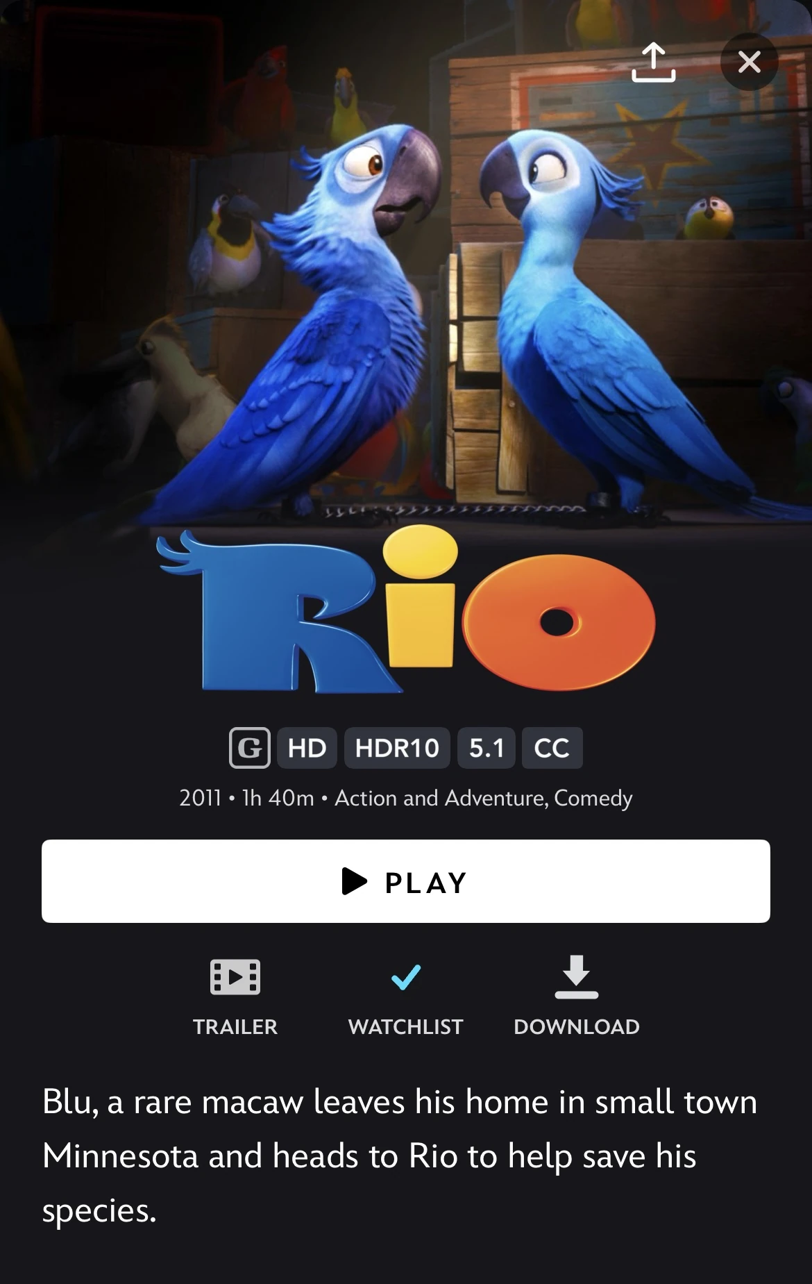 RIO 1 IS BACK ON DISNEY+ | Fandom