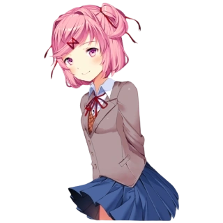 Just happened to stumble across this Natsuki sprite on Google. | Fandom