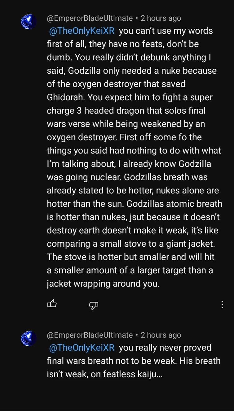 heated G argument | Fandom