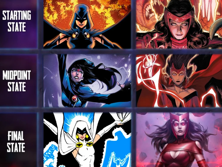 Raven vs Scarlet Witch fight progression | Fandom