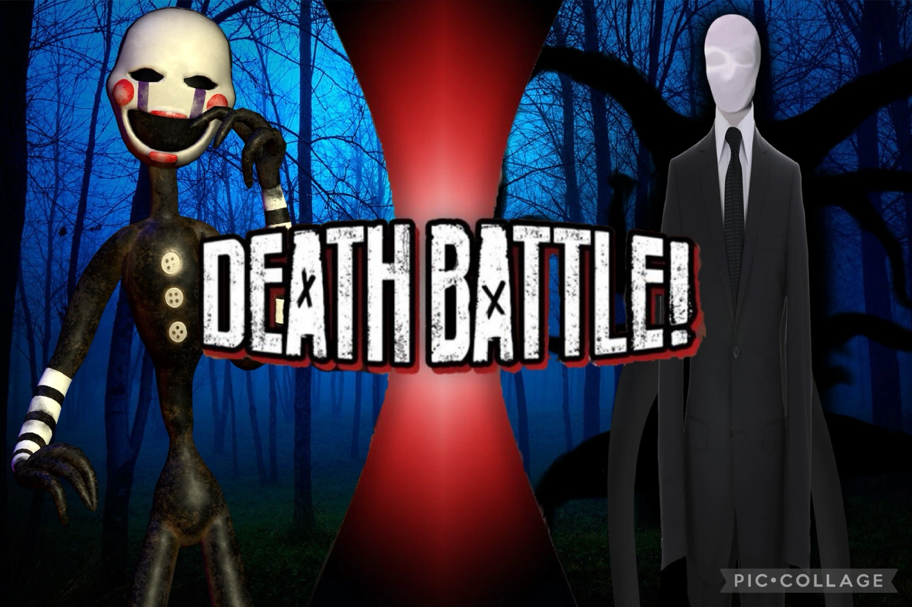 The Puppet vs. Slenderman (Five Nights at Freddy’s vs. Marble Hornets ...