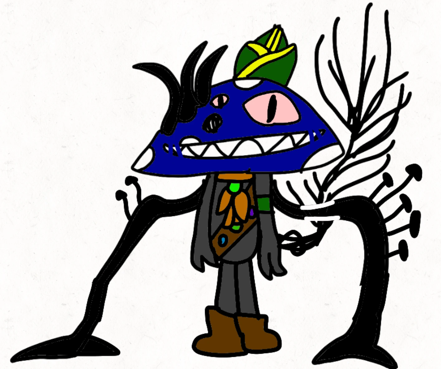 This a ture full demon form of shroomy from smg4 | Fandom