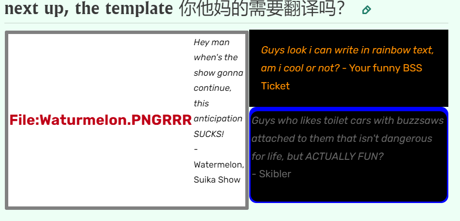 Say the most randomest quote | Fandom