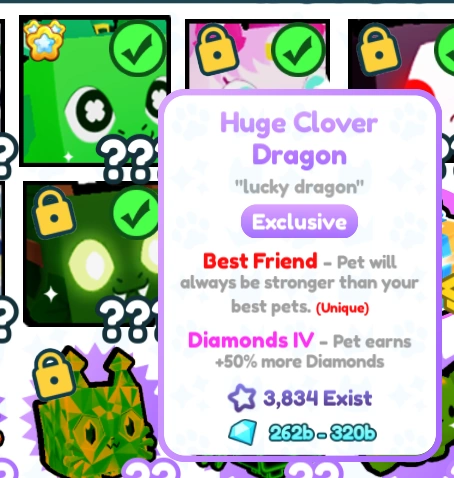 trading huge clover dragon | Fandom