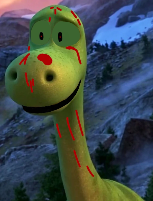 Arlo from the good dinosaur buts its bron | Fandom