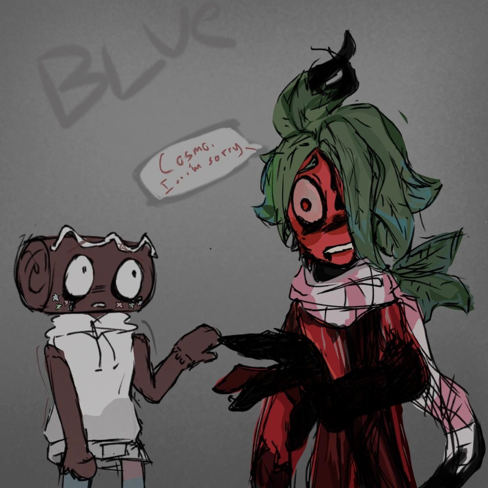 “Cosmo… im sorr-“(twisted sprout and cosmo fanart) | Fandom