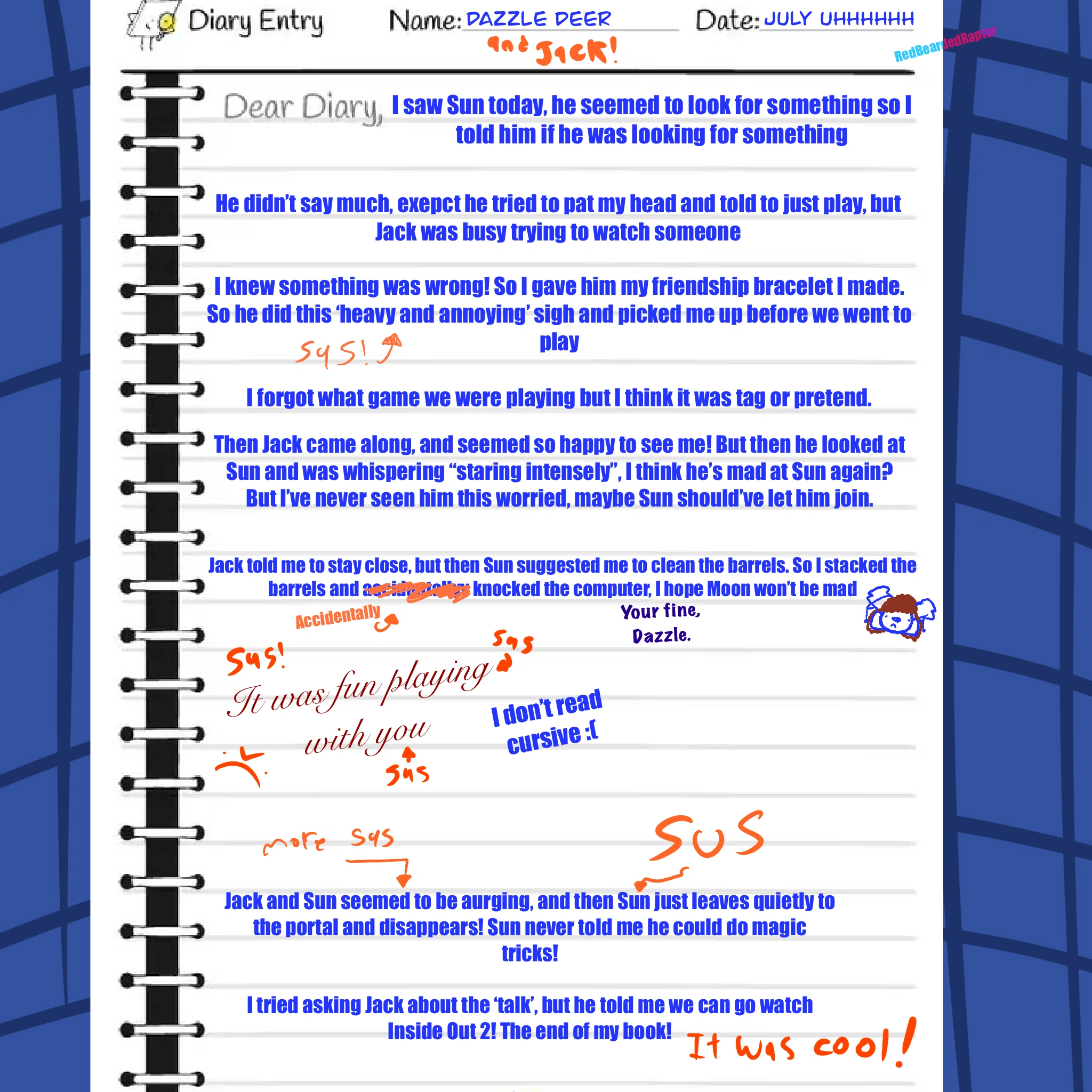 Dazzle Deer’s Diary [Ep 1?] | Fandom