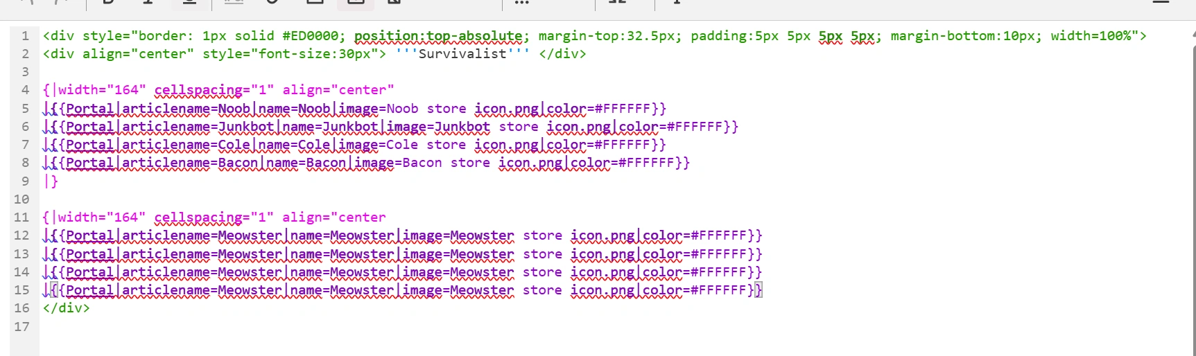 template alignment issue | Fandom