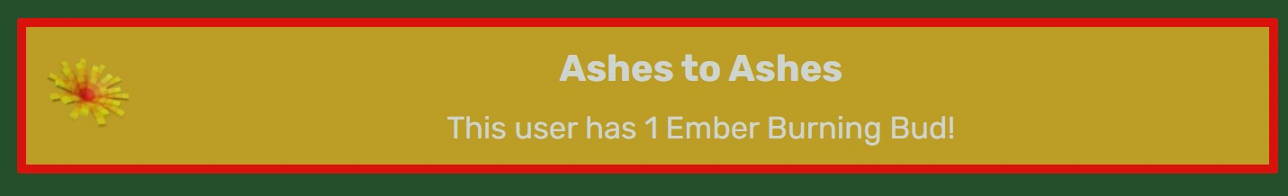 Burning Bud Badge | Fandom