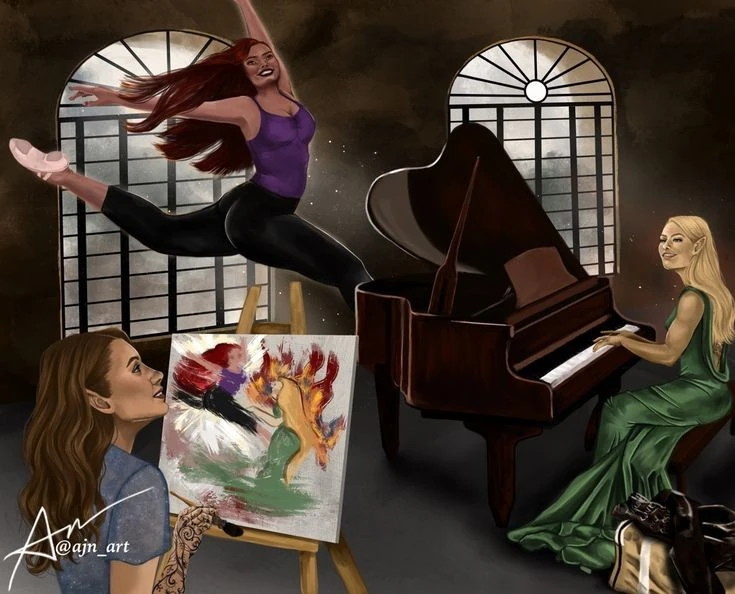 Bryce Celaena and Feyre | Fandom