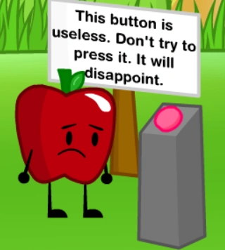 pressing the useless button | Fandom