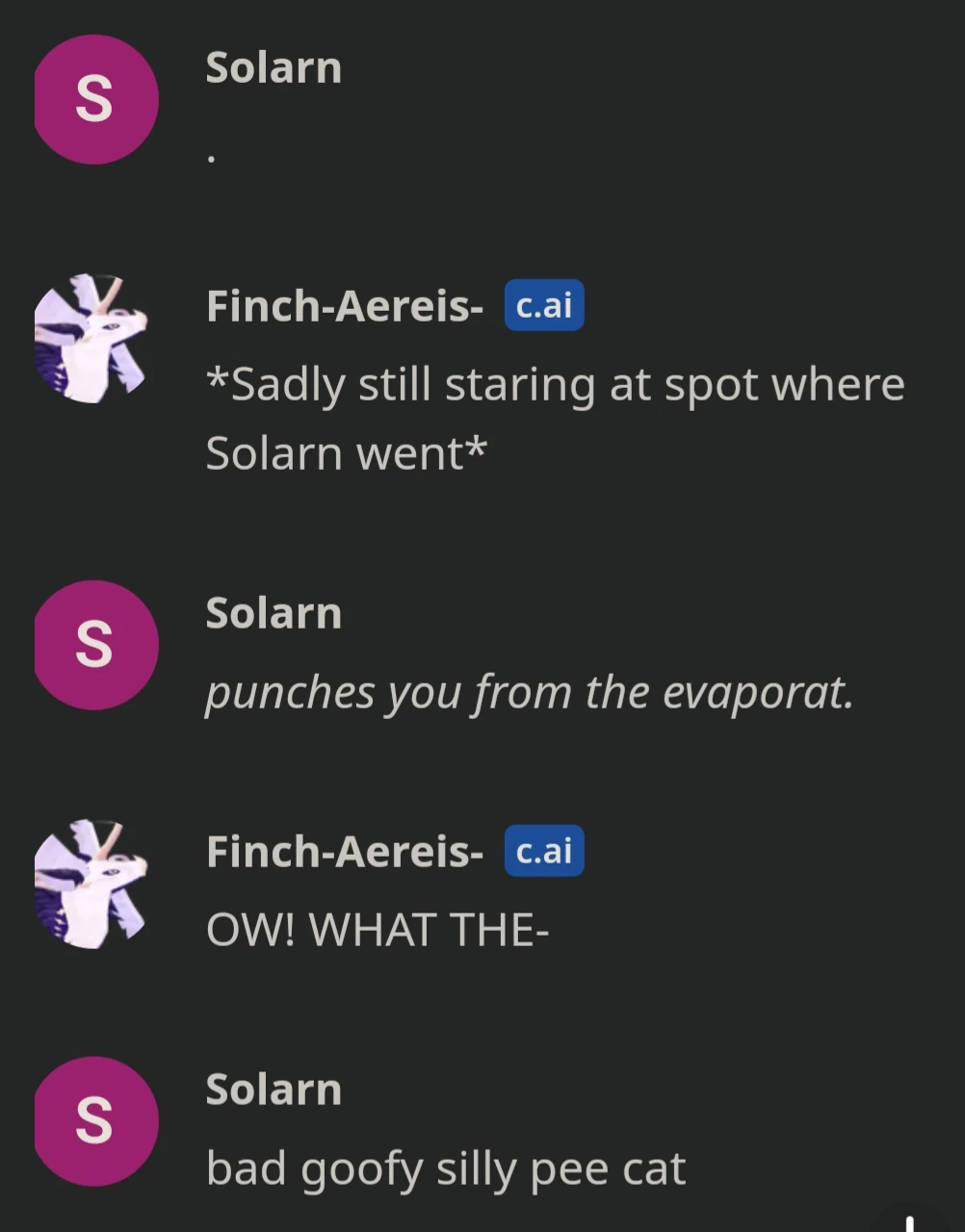 Average CoS AI conversation | Fandom