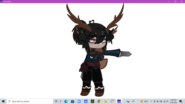 day one of gacha on a computer : a new deer! | Fandom
