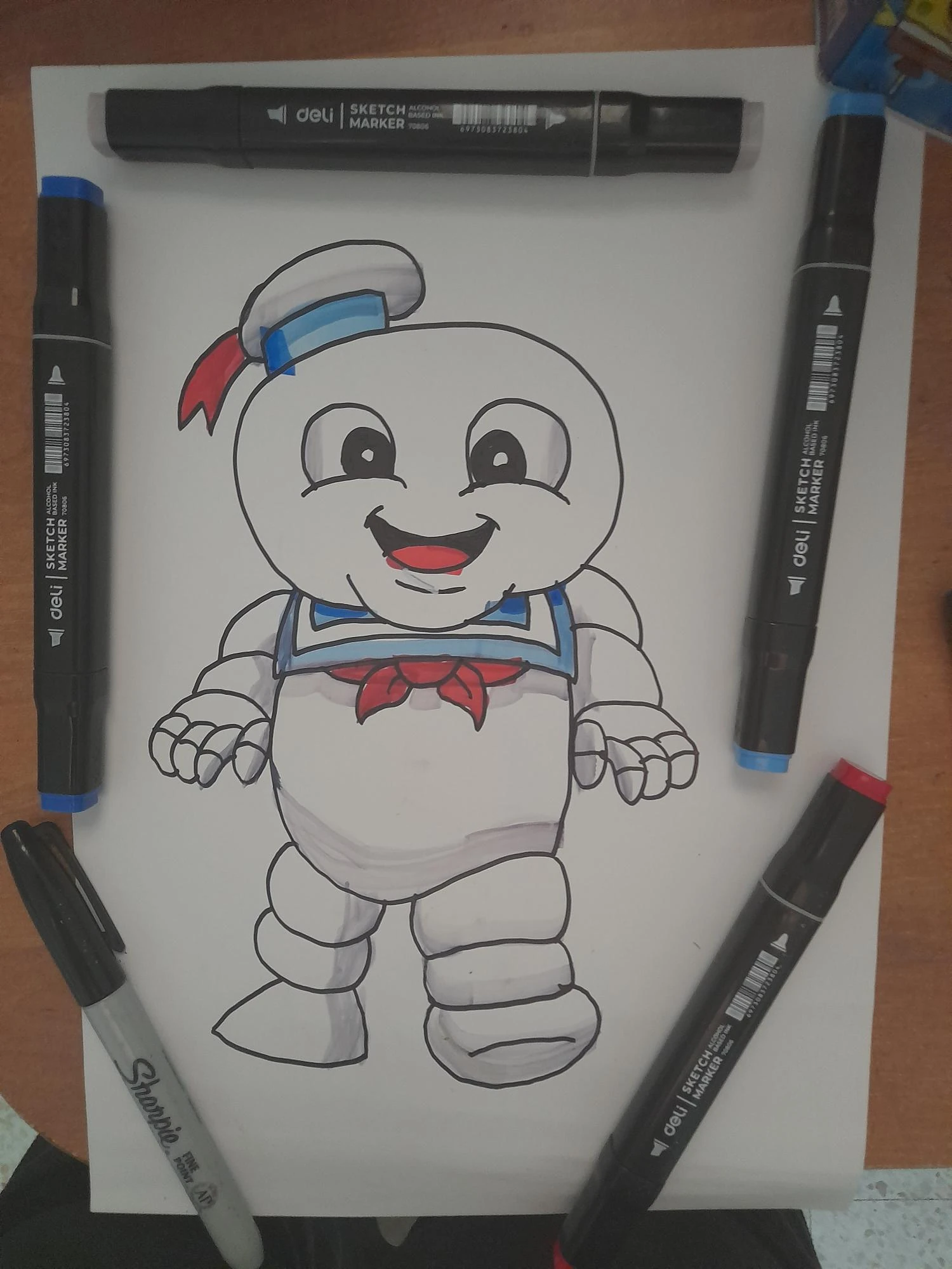My drawing of Stay Puft | Fandom